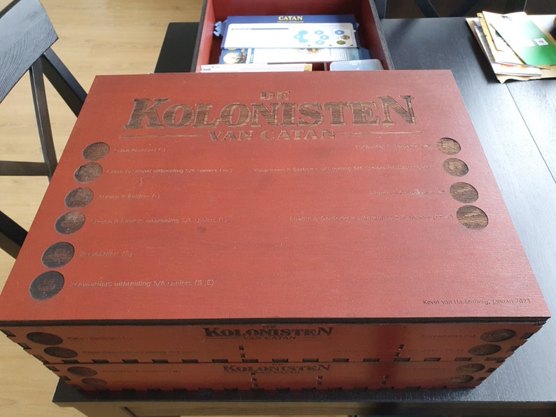 Settlers of Catan Box base Game and All Expansions Design - Etsy