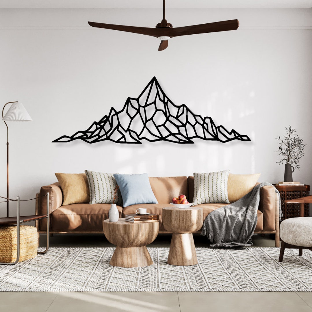 Wanddekoration Berge Dekoration Für Wohnzimmer Schlafzimmer Küche ...