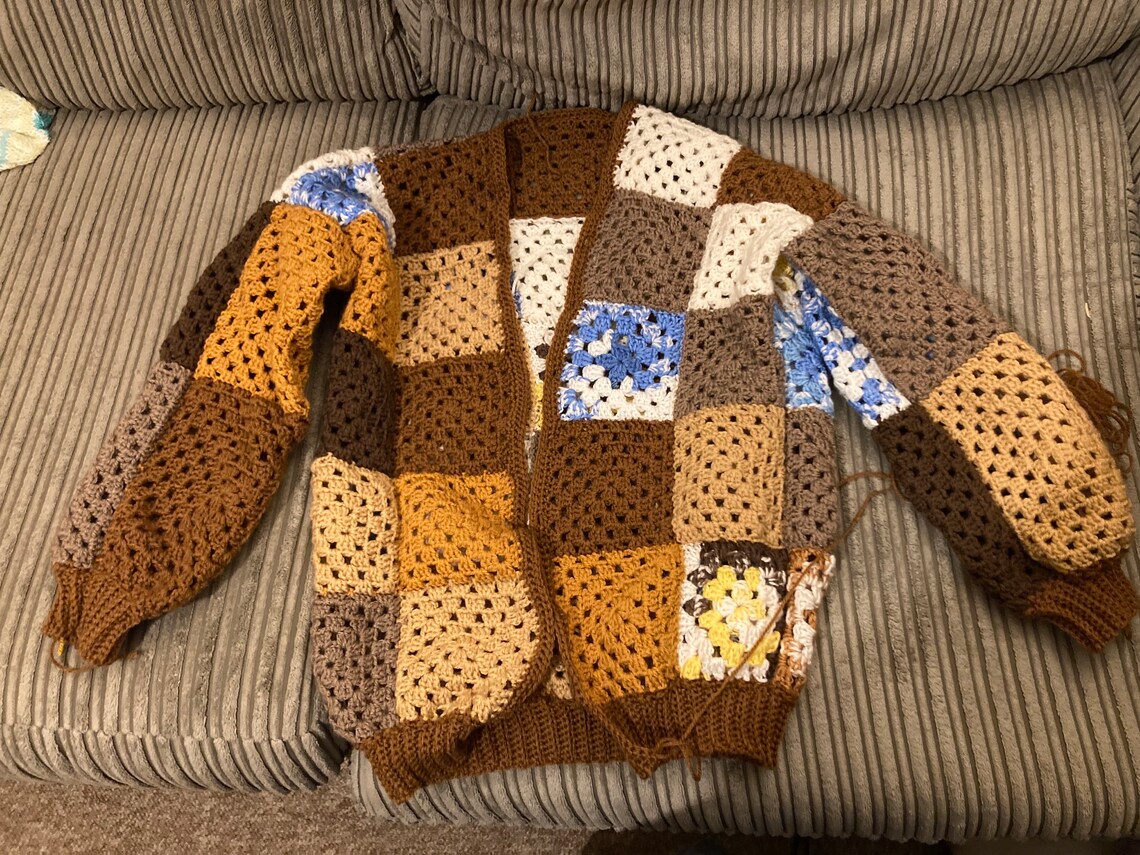 Granny Square Cardigan - Etsy