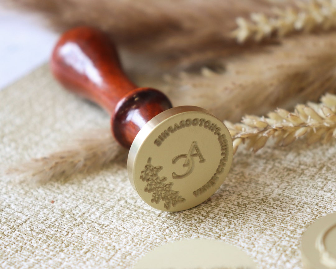 Custom Wax Seal Stamp Kit for Wedding Invitation , Personalized Wax ...