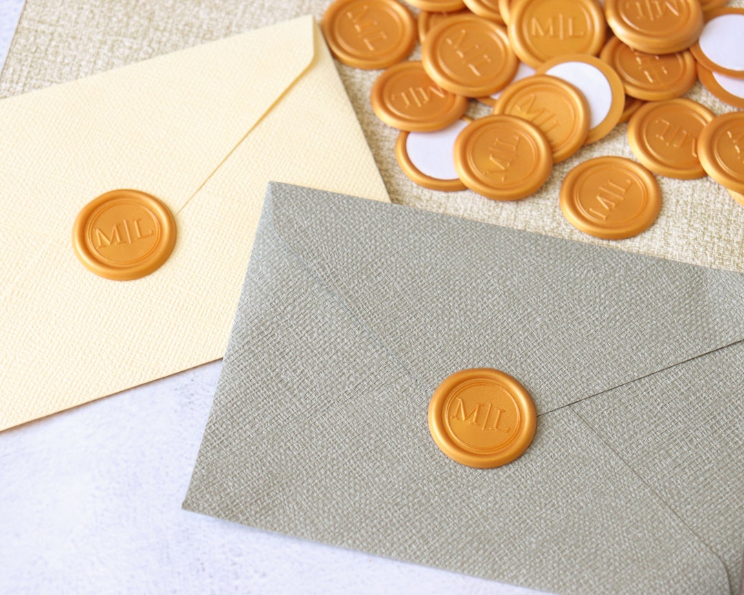 Custom Wax Seals, Handmade Wax Seal Sticker, Wax Seals With Adhesive ...