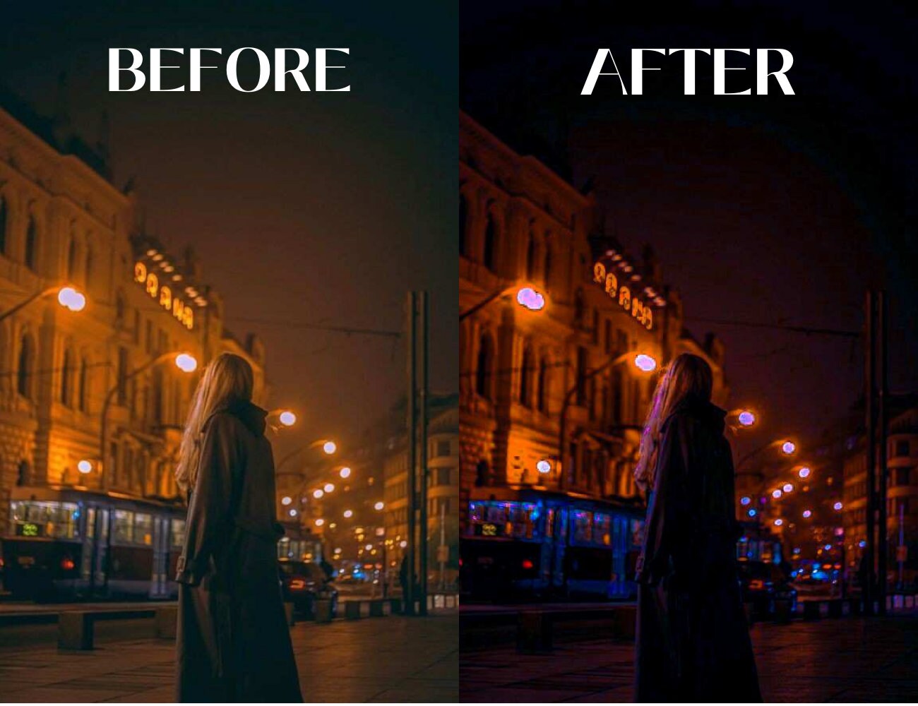 CYBERPUNK NIGHT PRESETS. Desktop and Mobile. Futuristic Presets ...