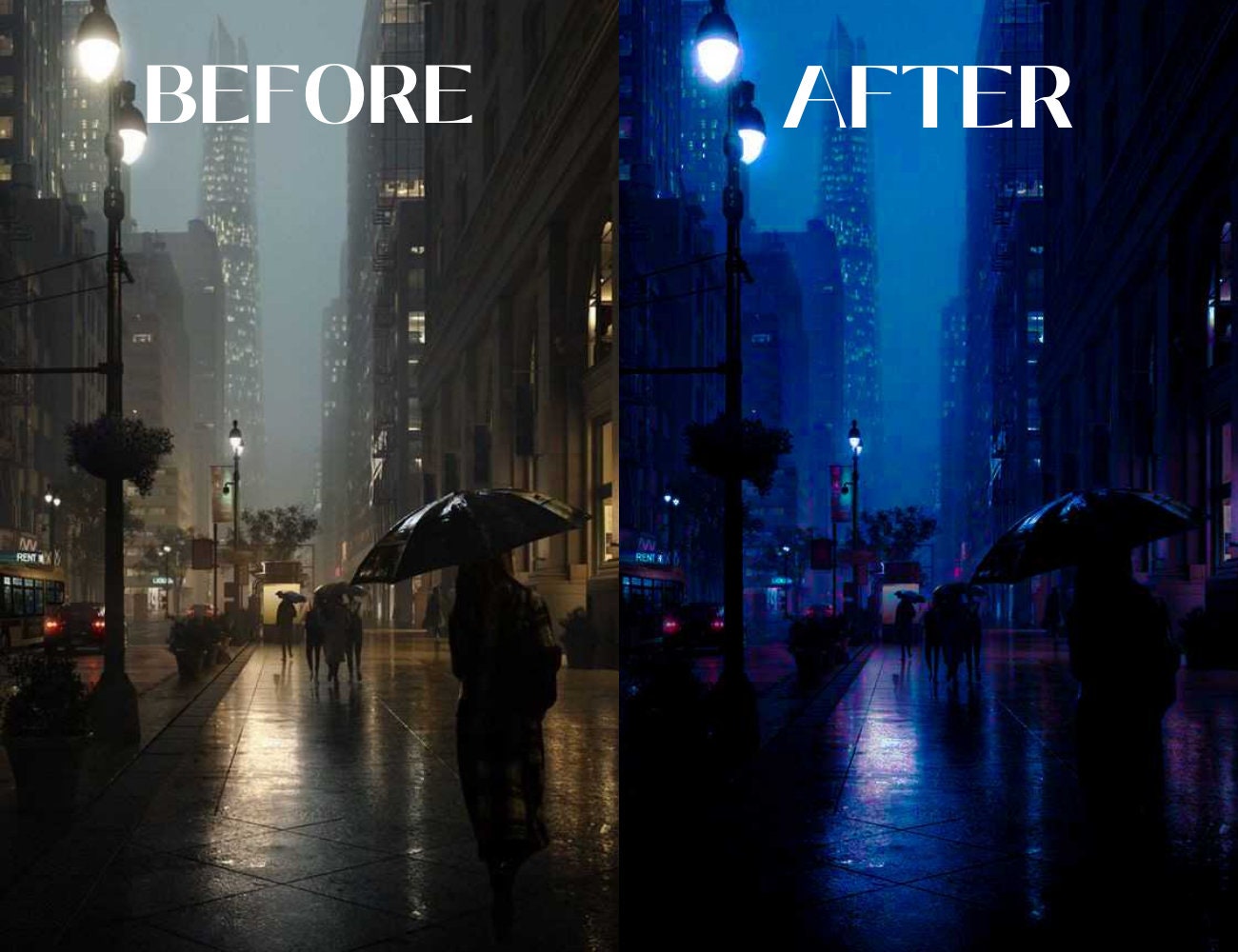 CYBERPUNK NIGHT PRESETS. Desktop and Mobile. Futuristic Presets ...