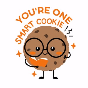 You're One Smart Cookie Sticker Sheet - Assorted Colors - Vibrant ...