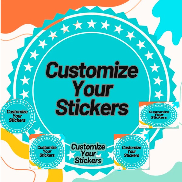 Custom Logo Business Sticker - Etsy