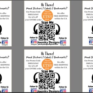 Custom QR Code Business Stickers – Personalized Scan Labels - Etsy