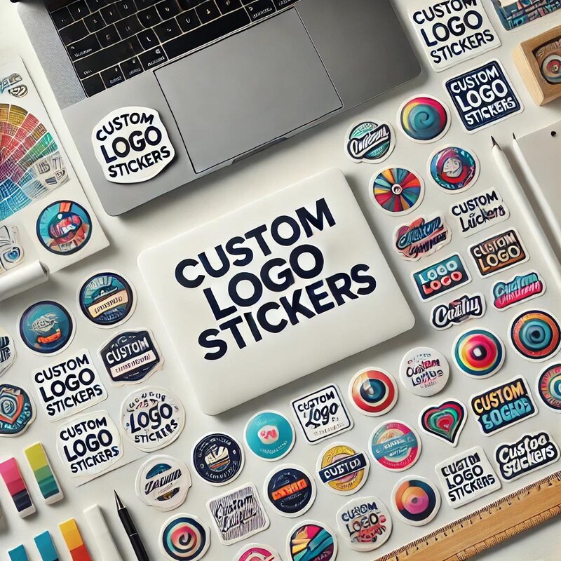 Custom Logo Stickers - Etsy