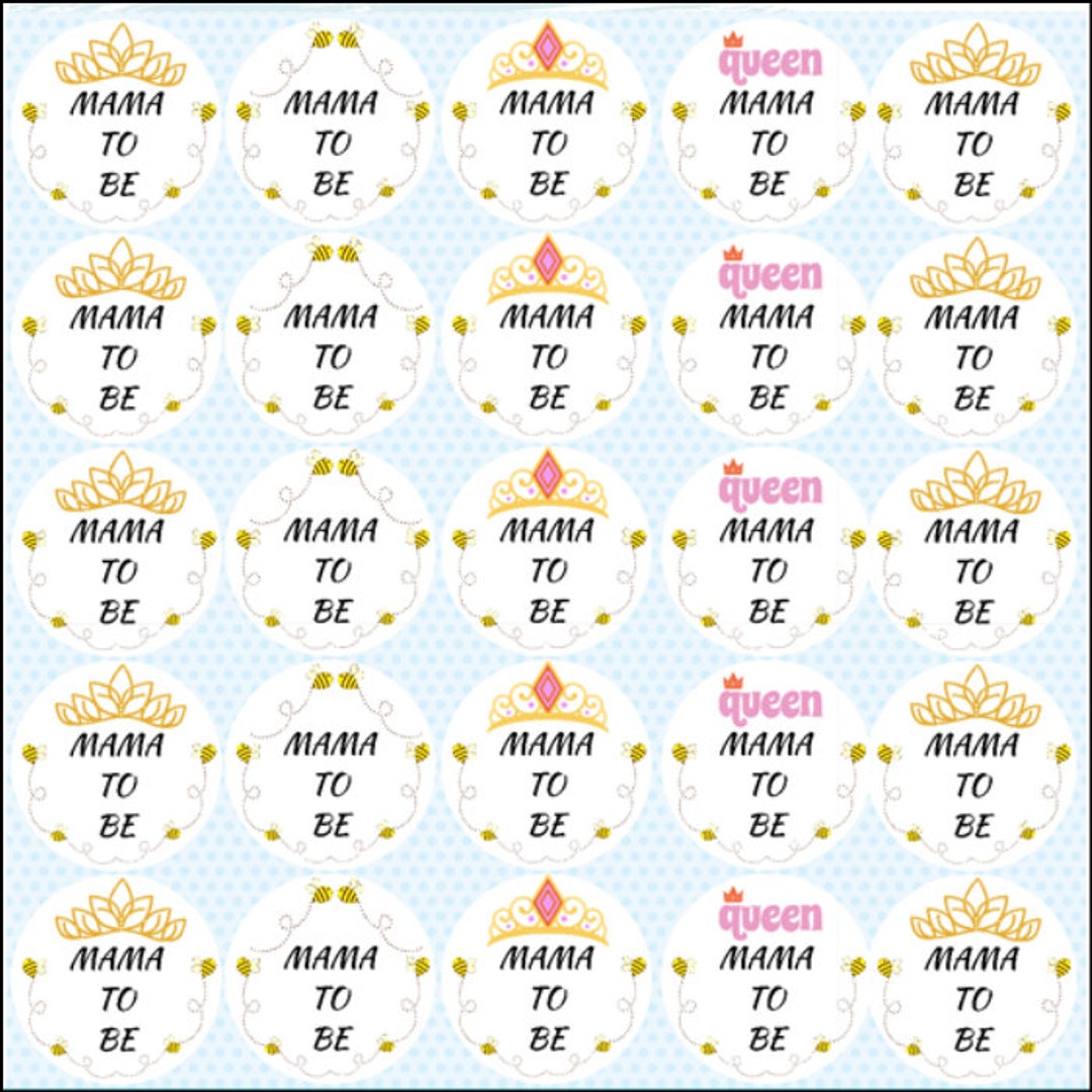Mama to Be Premium Vinyl Stickers | Asst Designs | Vibrant and Colorful ...
