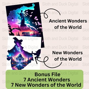 50 States Png Bundle, United States Landmarks, State Outline Png, State ...