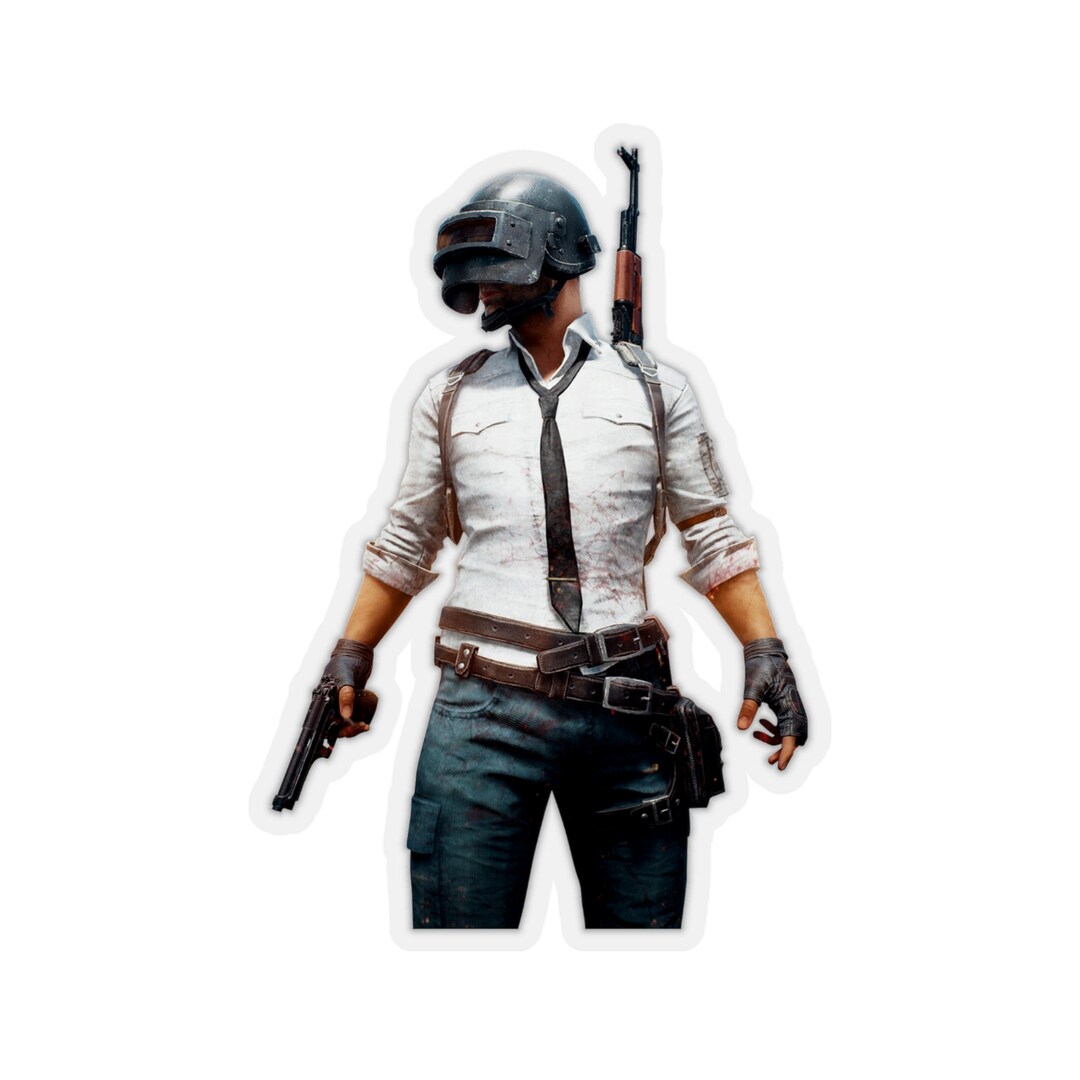 Pubg Man Car Window Stickers Bumper Stickers Laptop Stickers Kiss Cut ...