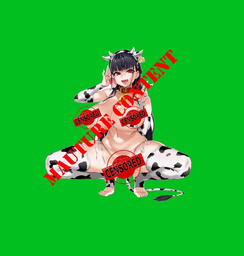 Waifu Ecchi Mauture Nswf Nude Anime Girl Stickers Laptop Stickers