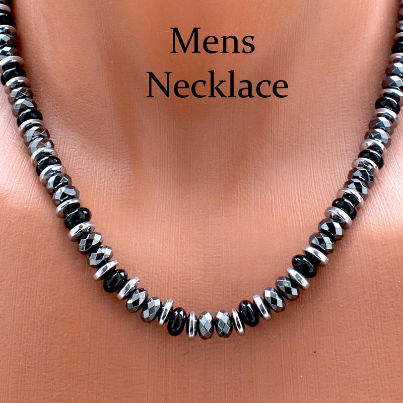 Hematite Necklaces - Etsy