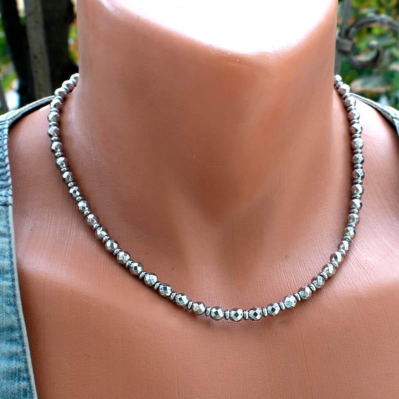 Hematite Necklaces - Etsy