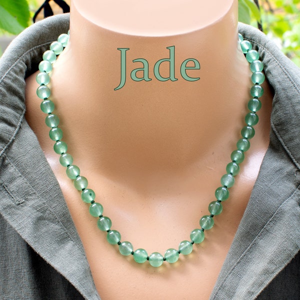 Jade Necklace - Etsy