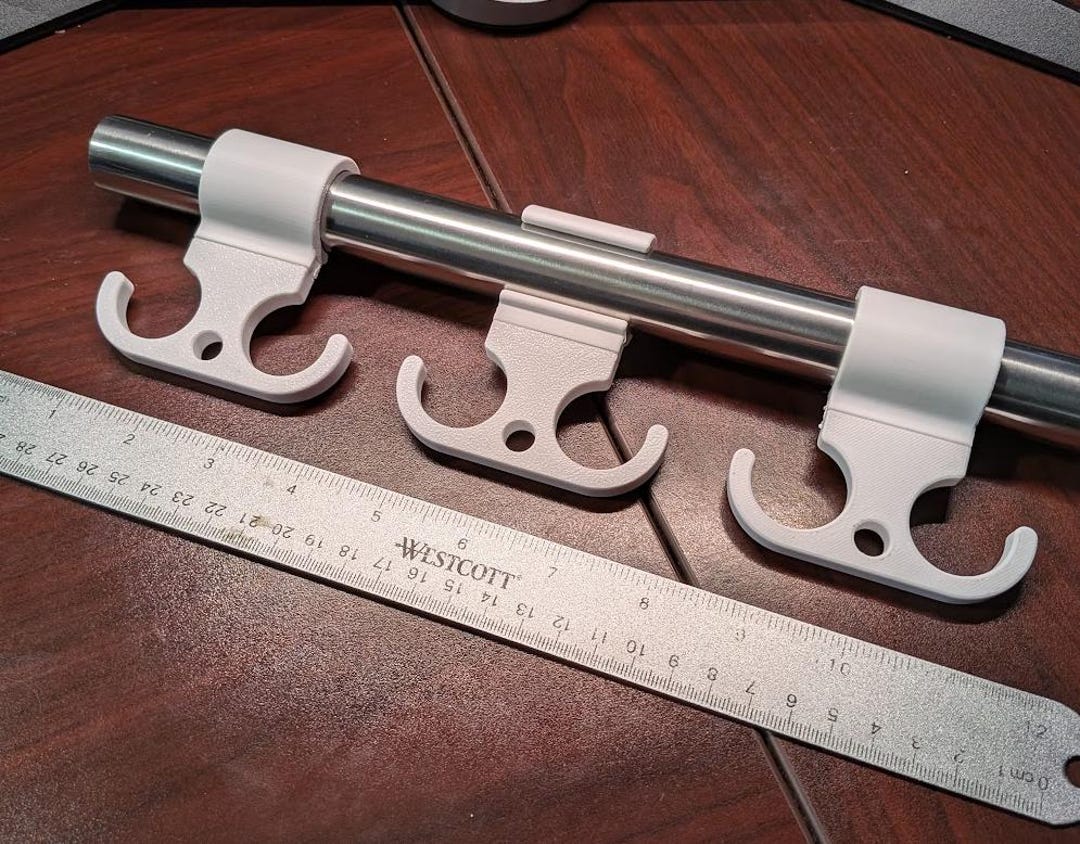 3 Pack - Marine 1" Boat Hook Clips for Bimini, Railing, Clothes Hooks ...