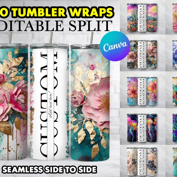 Split Tumbler - Etsy