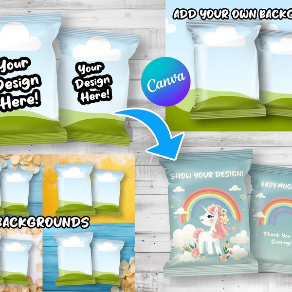 Custom Chip Bags - Etsy