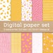 10 Seamless Digital Paper Pack. Paper Craft. Paper Collage. Backgrounds ...