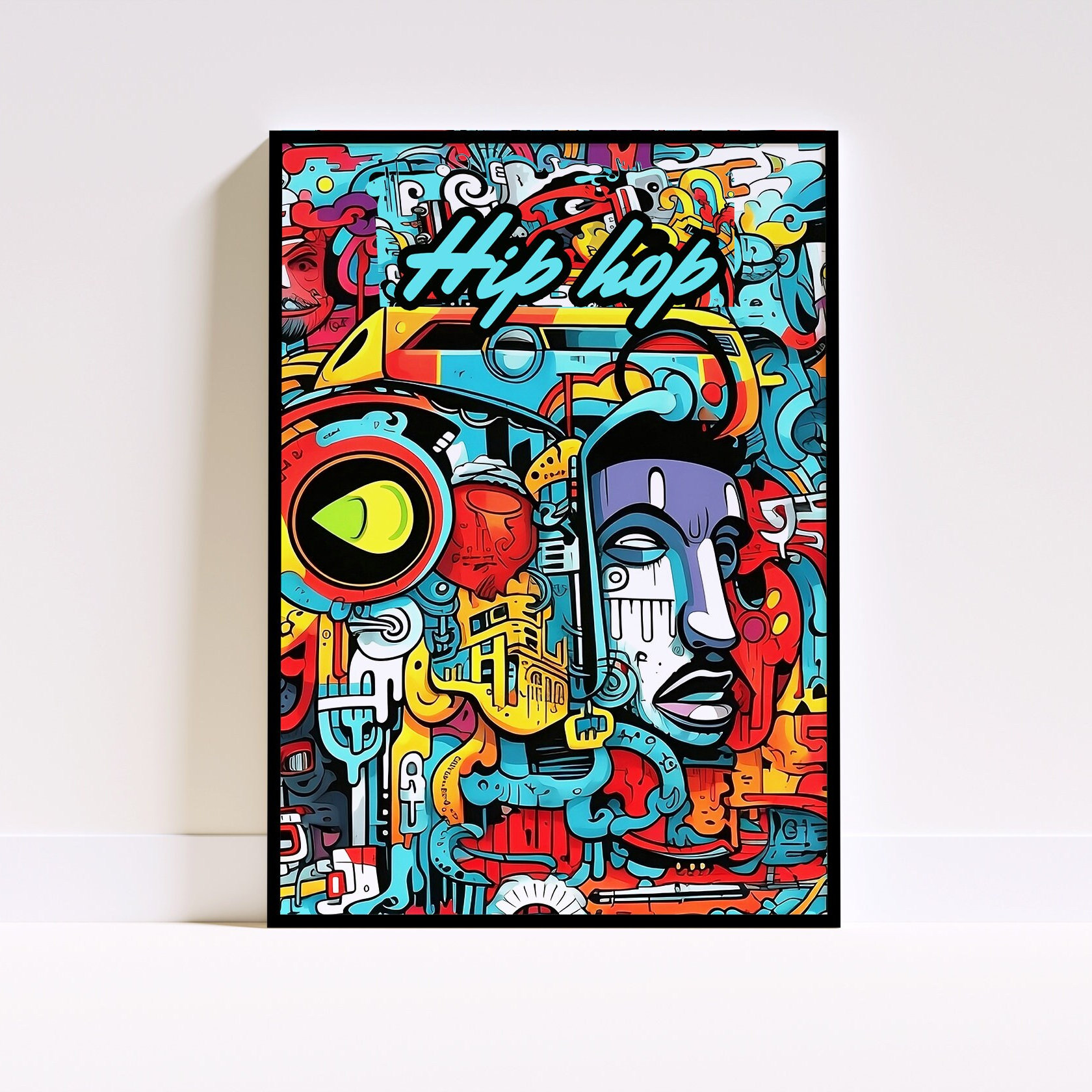 Hip Hop Wall Art for Rappers, Printable Music Poster, Digital Poster ...
