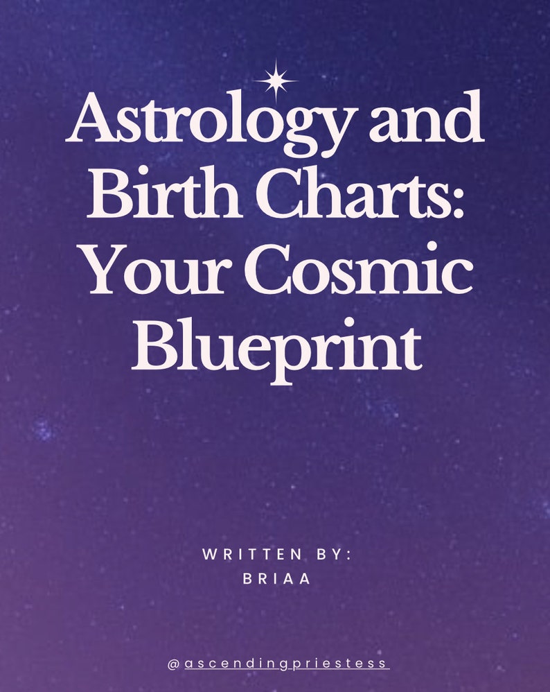 Astrology & Birth Charts: Your Cosmic Blueprint - Etsy
