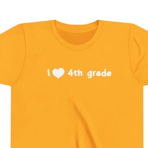 I Love 4th Grade / Back to School / School Spirit / Fourth Grade / Soft ...