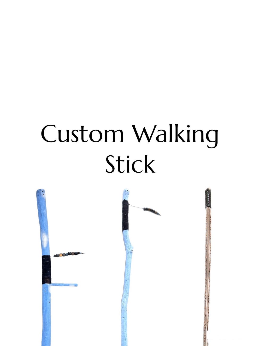 Handmade Custom Walking Stick, Choose All Your Options in Listing ...