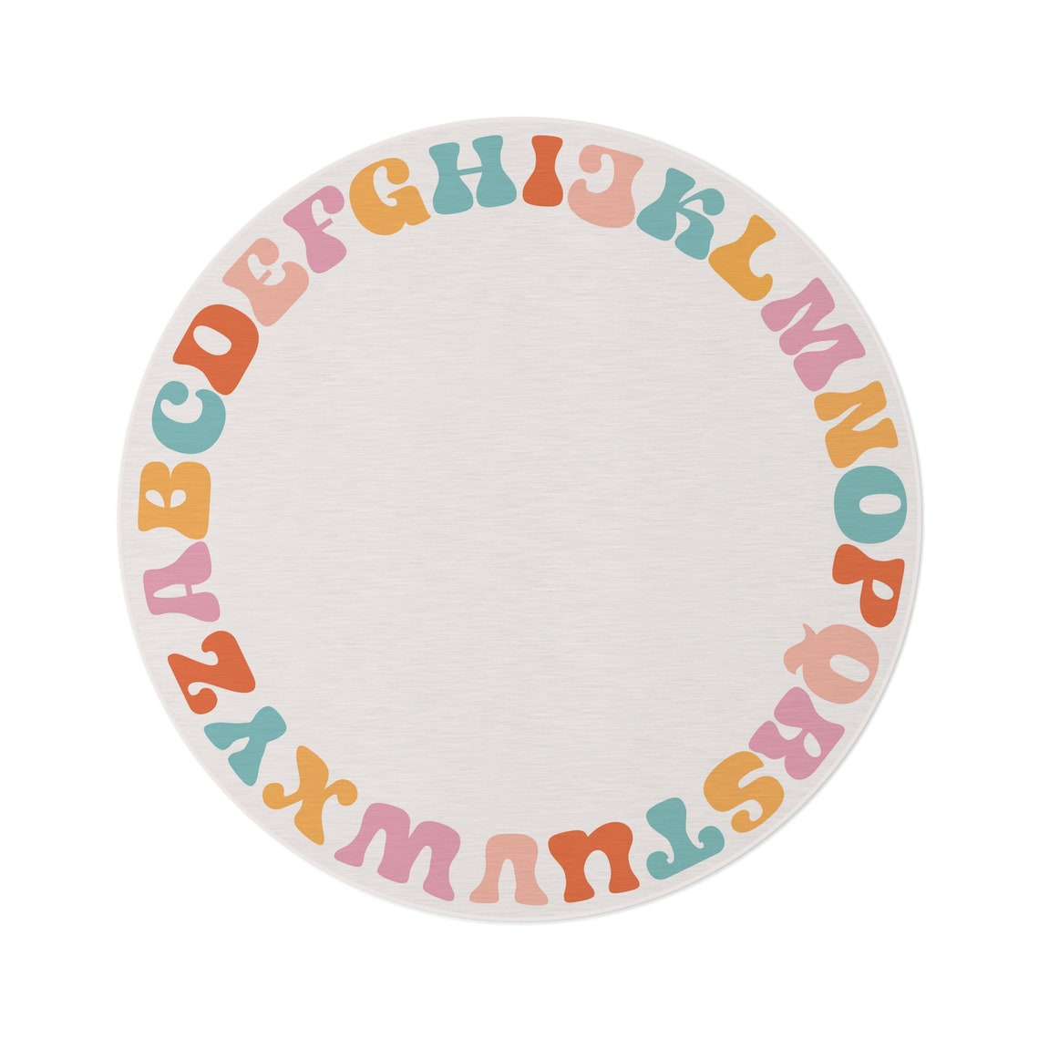 ABC Nursery Rug, Alphabet Playmat for Kids Room, Classroom Toddler ...