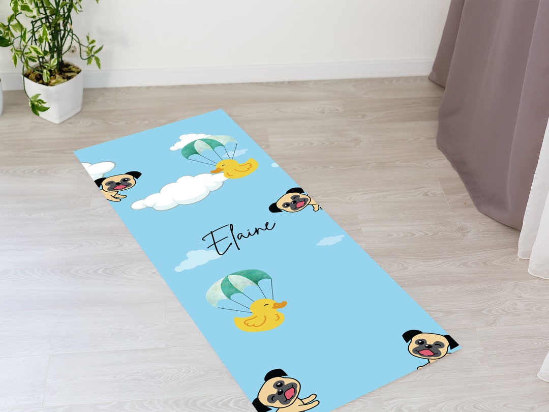 Customizable Kiddie Yoga and Exercise Animal Mat, Animal Yoga Mat for ...