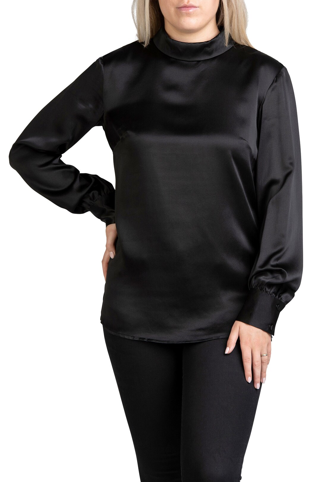 Silk Blouse Satinoseta Blouse Made of 100% Silk for Women by Posh Gear ...