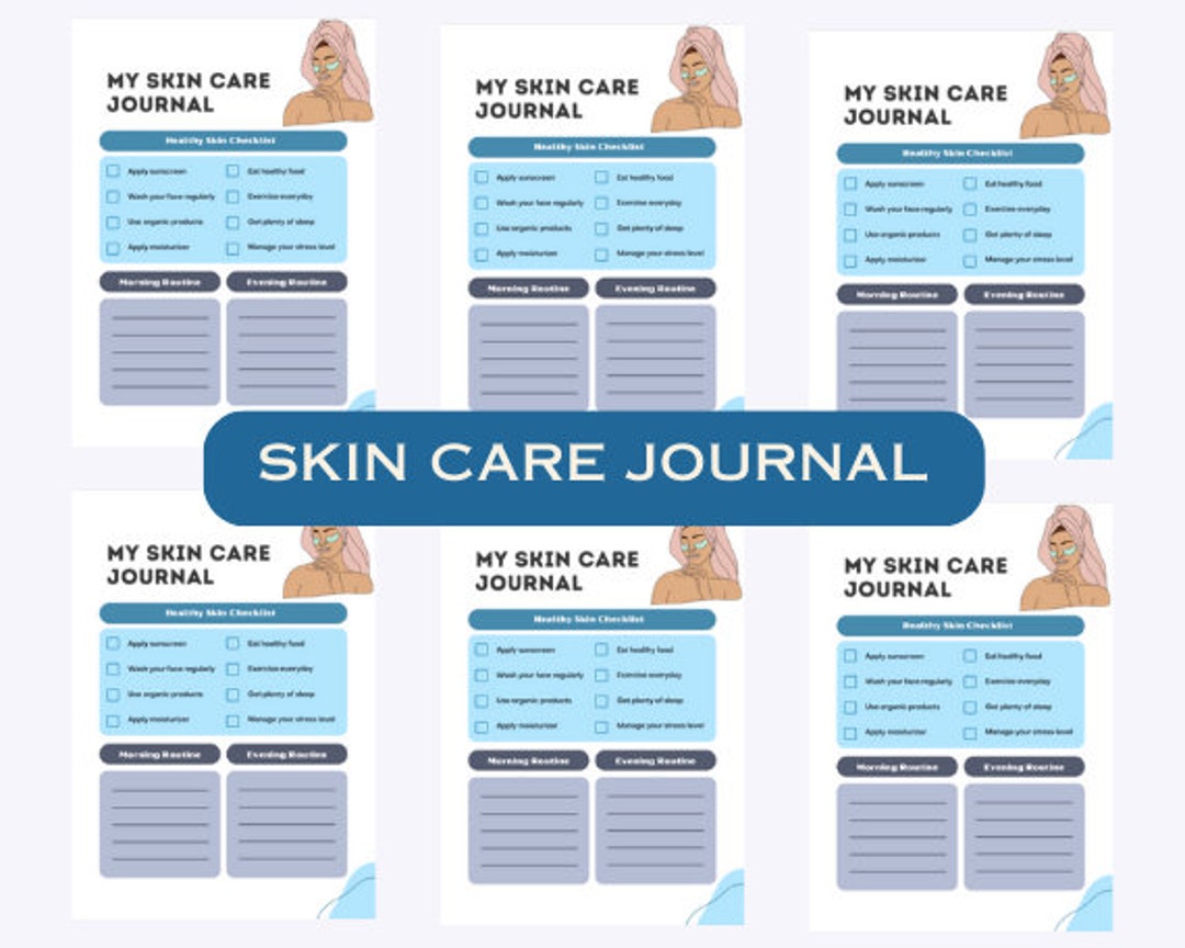 Digital Planner Printable Planner Skin Care Planner Skin Care Journal ...