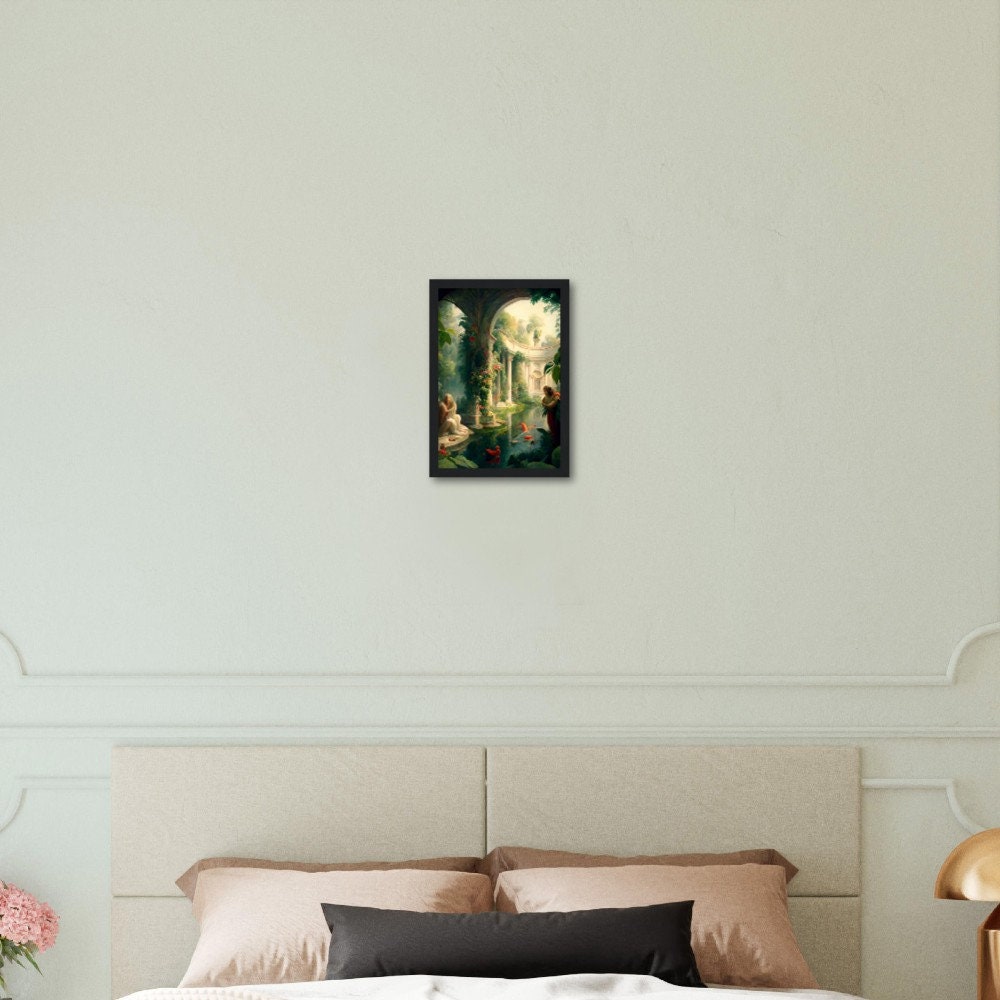 A Potrait of a Garden in Rome - Etsy