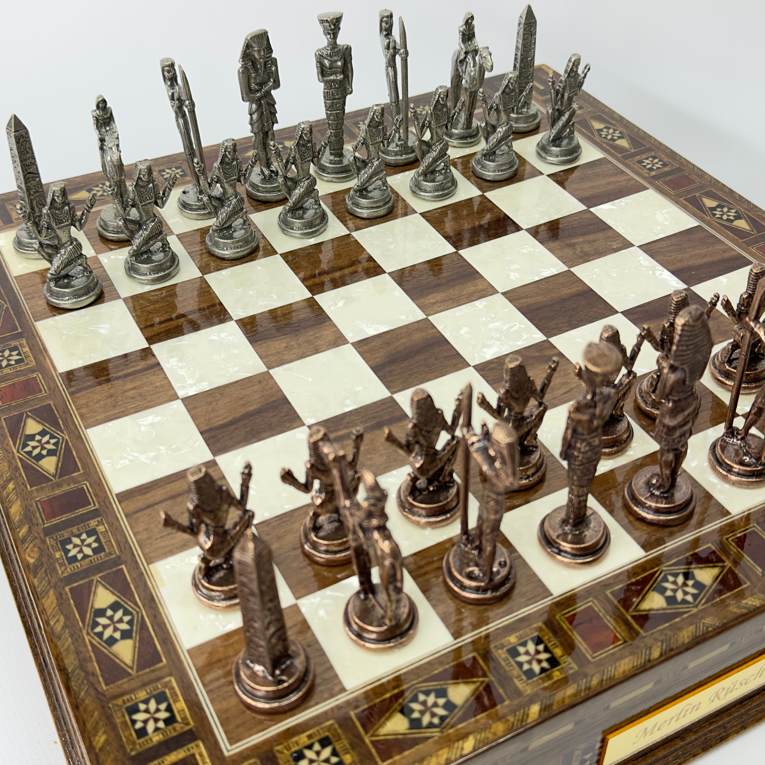 Personalized Collectible Chess Set Wooden Chess Board With - Etsy
