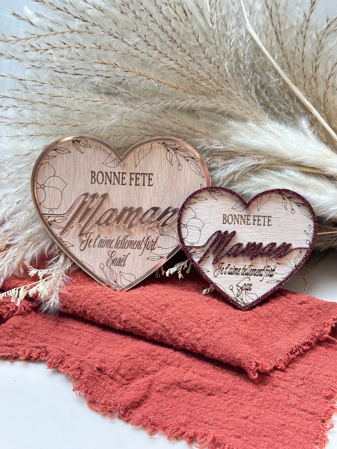 Personalized Mother's Day Magnet - Mother's Day Gift - Magnetic Heart ...