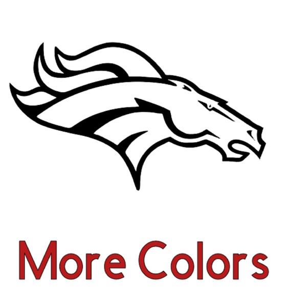 Denver Broncos Decal - Etsy