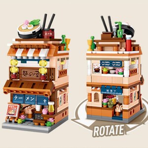 Ramen Noodle Shop Japanese Mini Bricks Building Blocks 412 Pcs Japanese ...