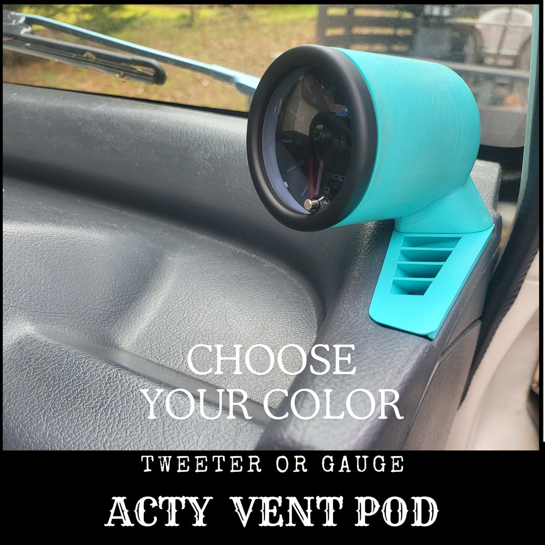 Acty Driver Side Vent Pod for Acty - Tweeter or Gauge (multiple Colors ...