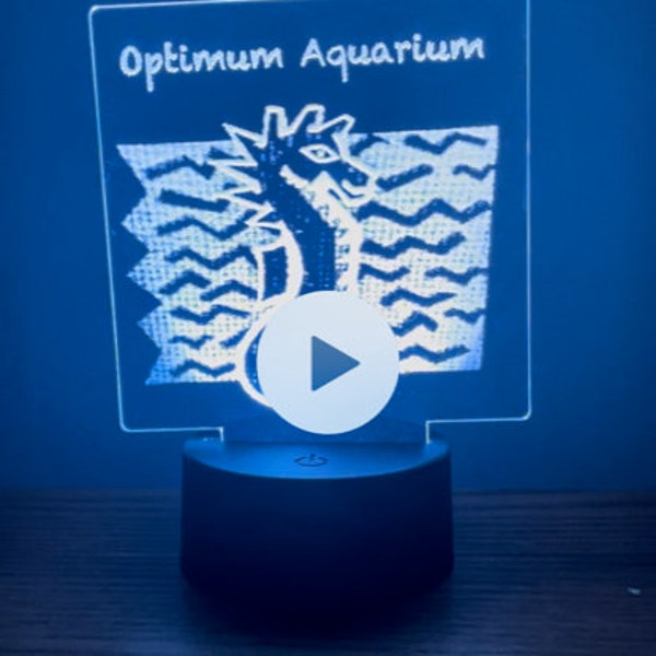 Edge Lit Sign - Etsy