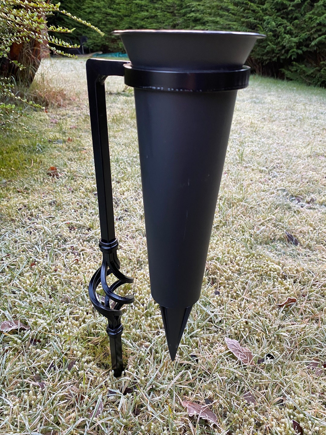 Memorial Single Flower Holder Grave Marker - Etsy UK