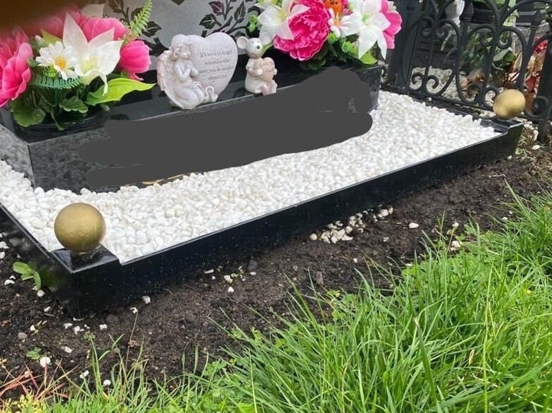 Grave Border Memorial Wrought Iron Fence Surround - Etsy UK