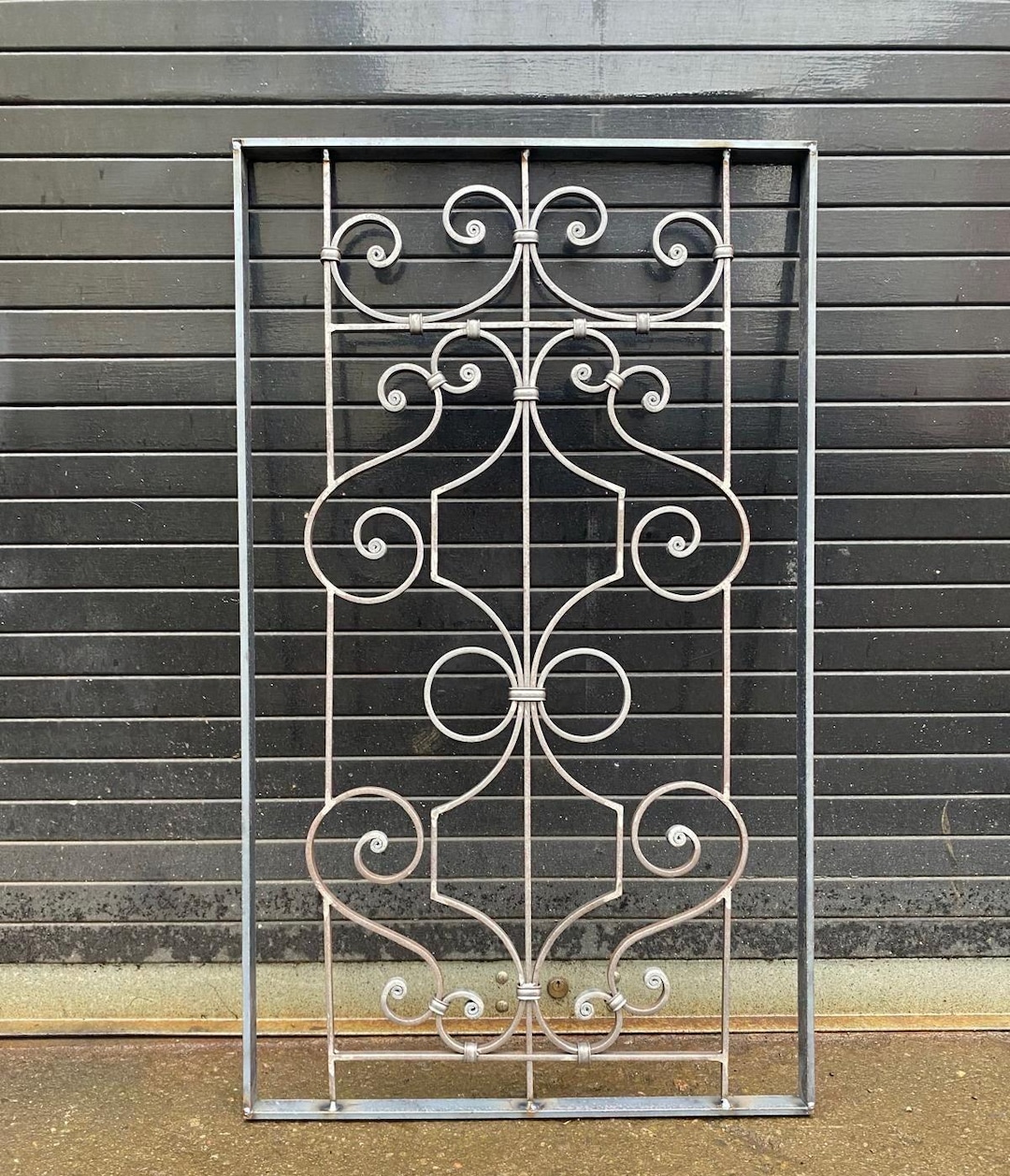 Wrought Iron Window Security Grille - Etsy