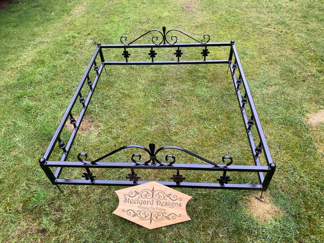 Customisable Memorial Wrought Iron Grave Border/surround - Etsy