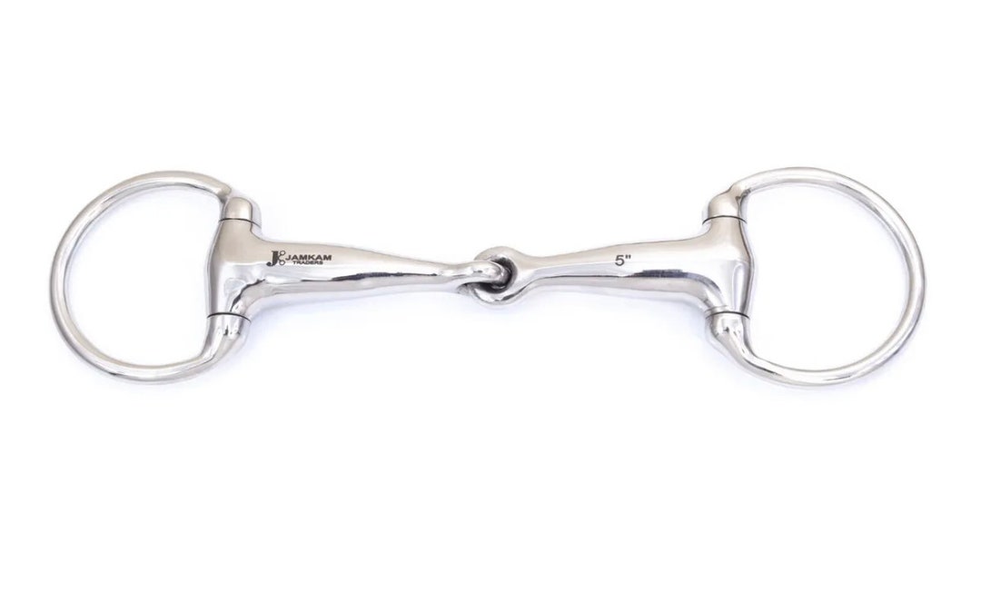Eggbutt Anatomical Snaffle Horse Bit With Curved and Angled Mouth - Etsy