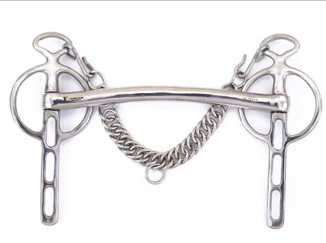 Driving Liverpool Stainless Steel Mullen Mouth Draft Horse Bit - Etsy