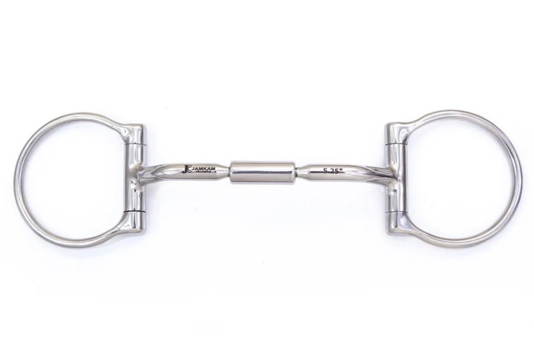 Western D Ring Comfort Snaffle Horse Bit With Copper Inlays - Etsy