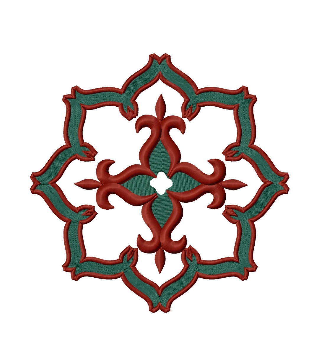 Islamic Geometric Embroidery Design - Moroccan Arabesque Pattern ...