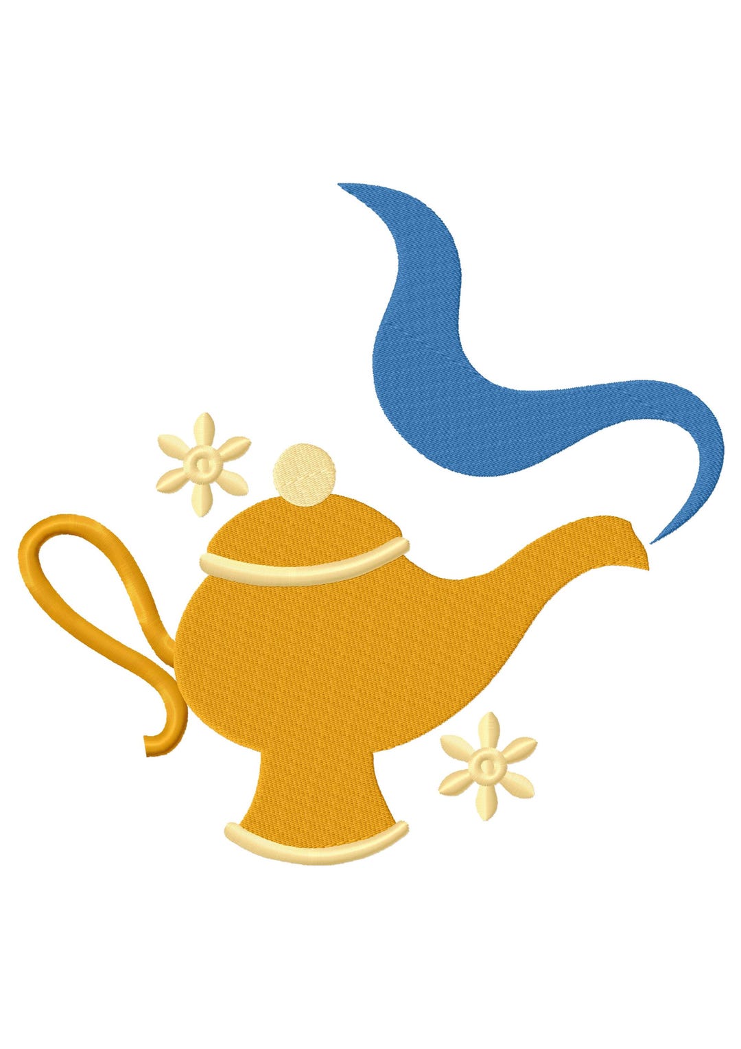 Magic Lamp Embroidery Design: Aladdin-inspired Sewing Pattern (digital ...
