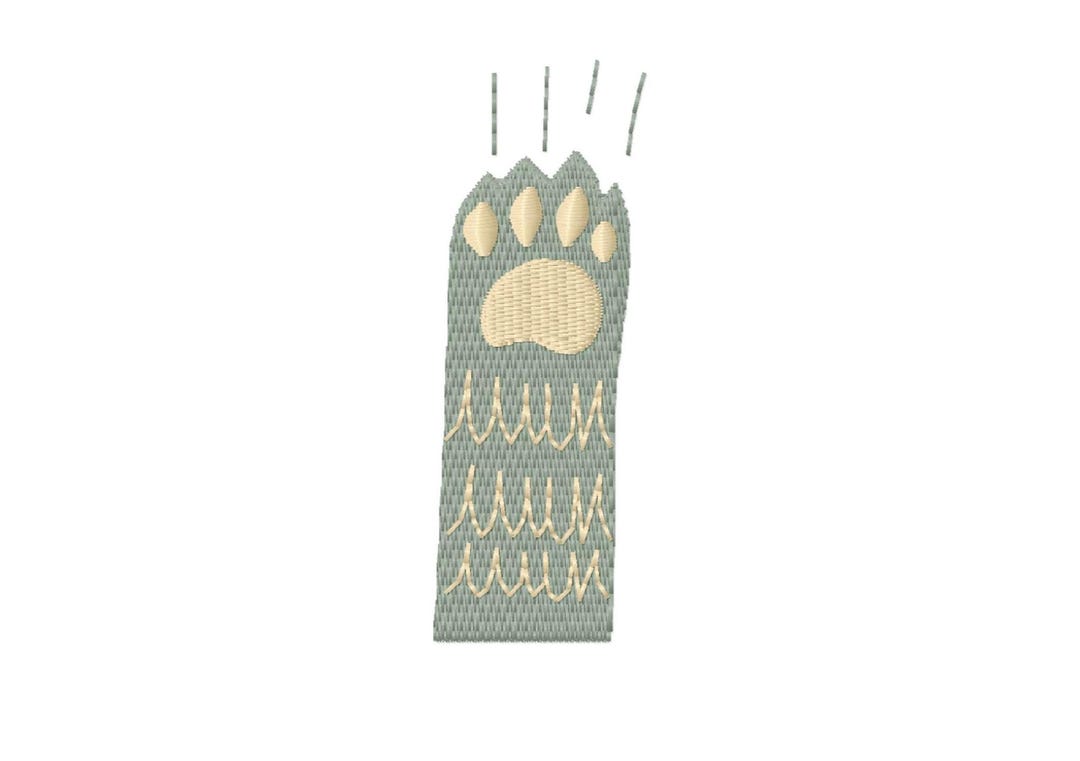 Adorable Cat Paw Embroidery Design Instant Download Digital File 7 ...