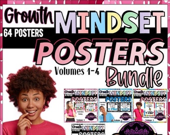 Growth Mindset Posters | Growth Mindset Bulletin Board | Positive ...