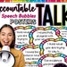 Accountable Talk Posters, Speech Bubble Posters, Classroom Decor ...