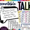 Accountable Talk Posters, Speech Bubble Posters, Classroom Decor ...
